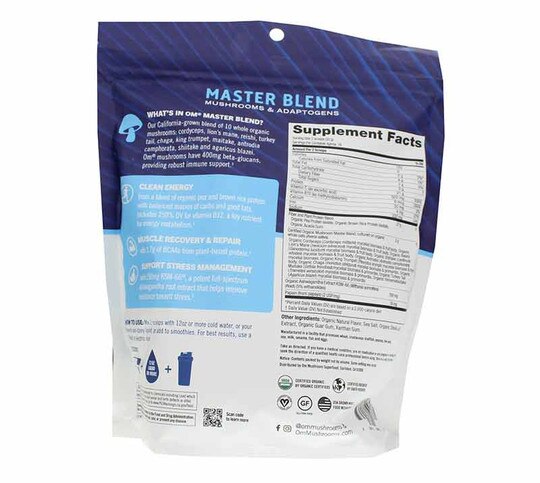 Master Blend Plant Protein, Om Mushroom