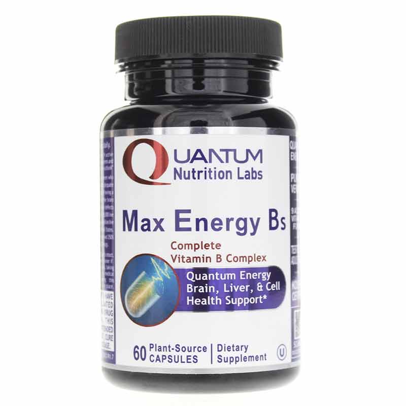 Max Energy Bs Capsules, Quantum Nutrition Labs