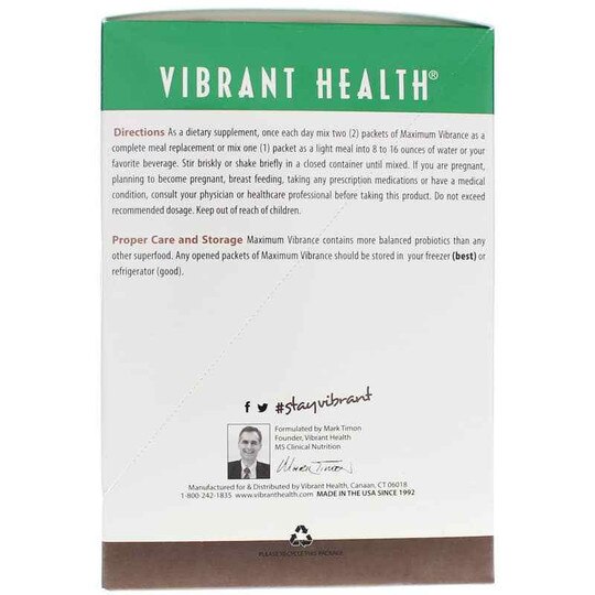 Maximum Vibrance Multi-Supplement Powder, Vibrant Health