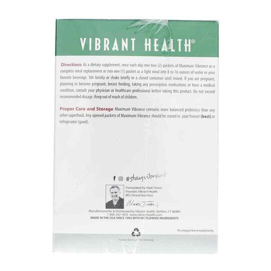Maximum Vibrance Multi-Supplement Powder, Vibrant Health