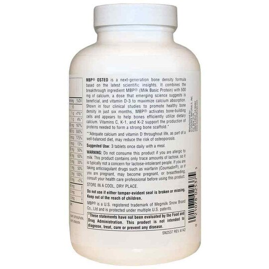 MBP Osteo with Calcium, Source Naturals