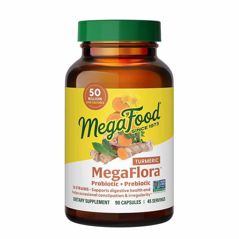 MegaFlora with Turmeric, Megafood