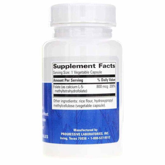Methyl Folate, Progressive Labs