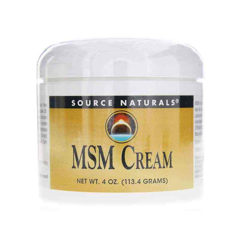 MSM Cream, Source Naturals