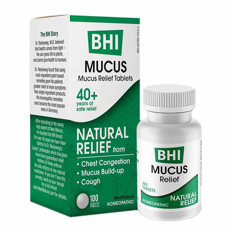 Mucus Relief Tablets, BHI