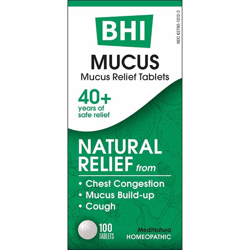 Mucus Relief Tablets, BHI