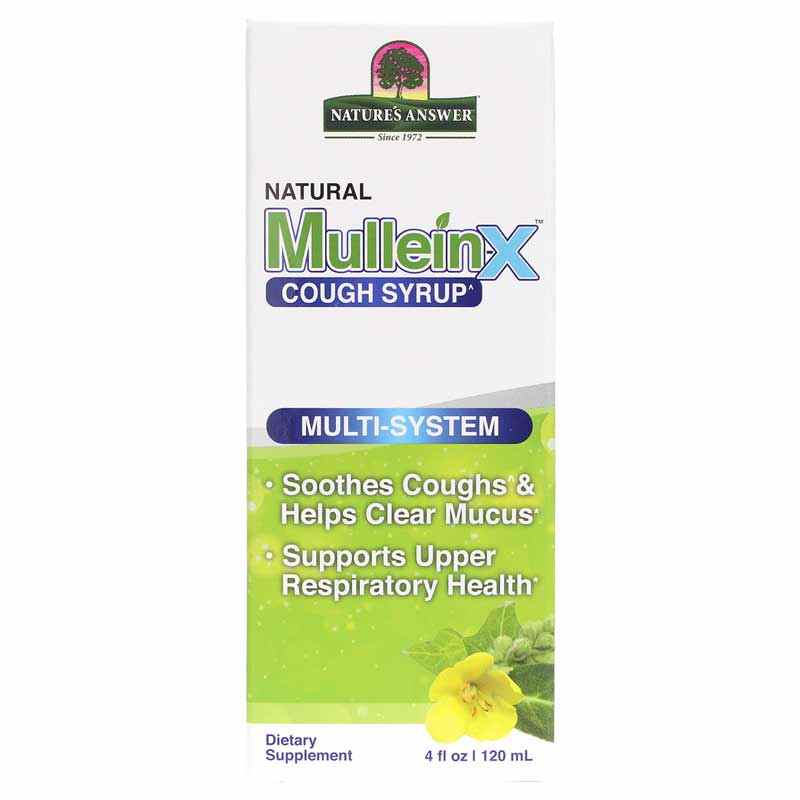 Mullein-X Cough Syrup Multi-System, Nature's Answer