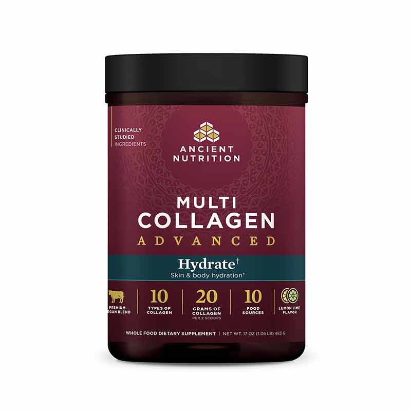 Multi Collagen Advanced Hydrate Powder, Ancient Nutrition