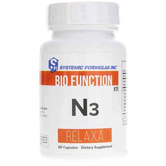 N3 Relaxa, Systemic Formulas