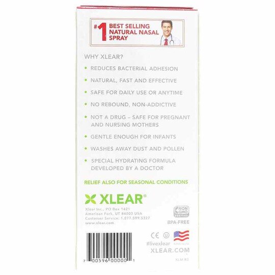Nasal Spray with Xylitol, Xlear