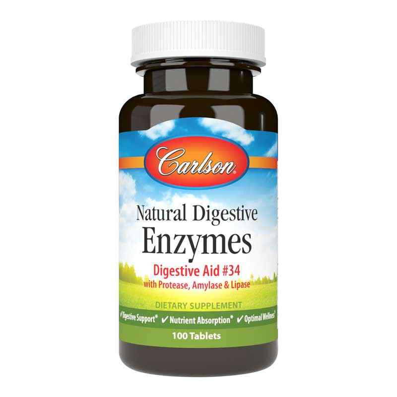 Natural Digestive Enzymes, Carlson Labs