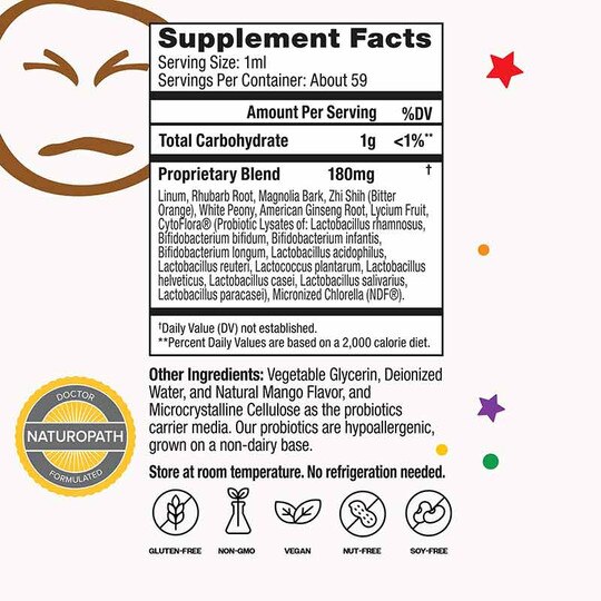 NDF Pooper Herbal Drops, BioRay Kids