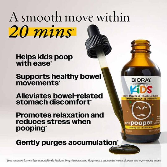 NDF Pooper Herbal Drops, BioRay Kids