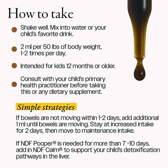 NDF Pooper Herbal Drops, BioRay Kids