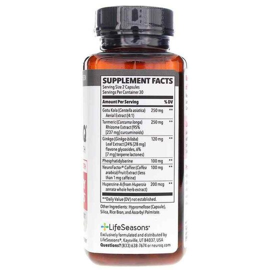 NeuroQ Brain Health Memory & Focus Extra Strength, LifeSeasons