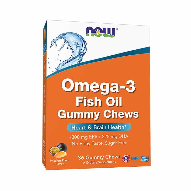 Omega-3 Fish Oil Gummy Chews, NOW Foods