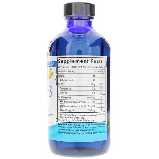 Omega-3 Liquid Lemon, Nordic Naturals