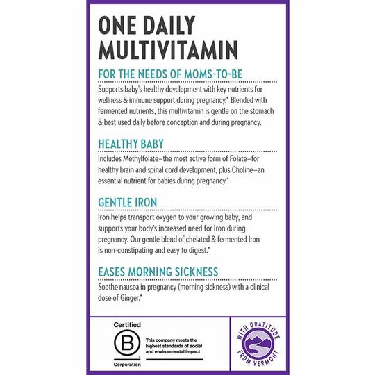 One Daily Prenatal Multivitamin, New Chapter