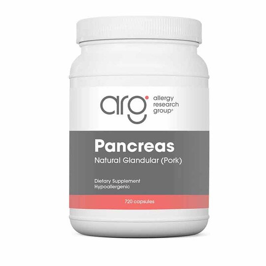 Pancreas Natural Glandular Pork, Allergy Research Group