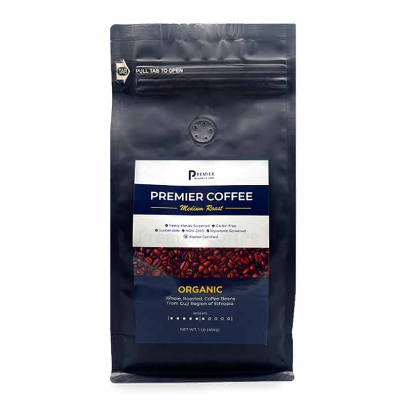 Premier Coffee Organic Whole Beans, Premier Research Labs