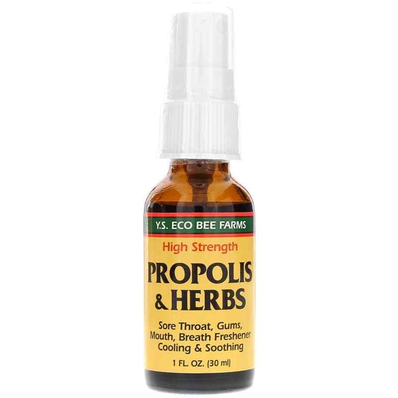 Propolis & Herbs High Strength, YS Organic Bee Farms
