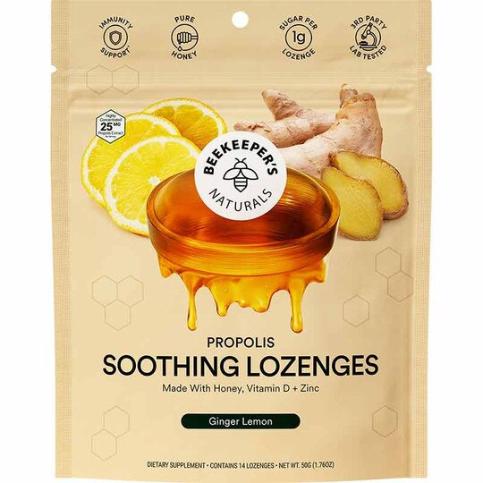 Propolis Soothing Lozenges, Beekeeper's Naturals