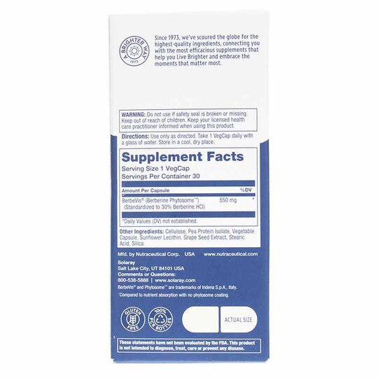 ProSorb Berberine 9X Absorption, Solaray