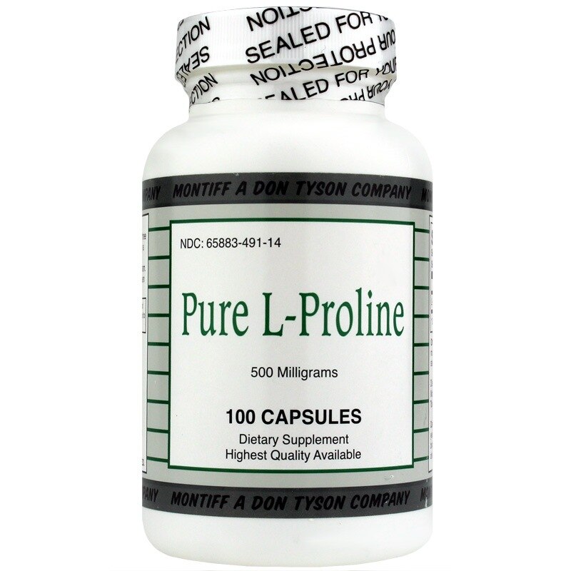 Pure L-Proline 500 Mg, Montiff
