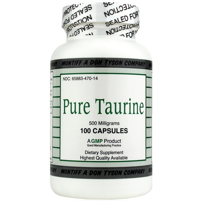 Pure Taurine 500 Mg, Montiff