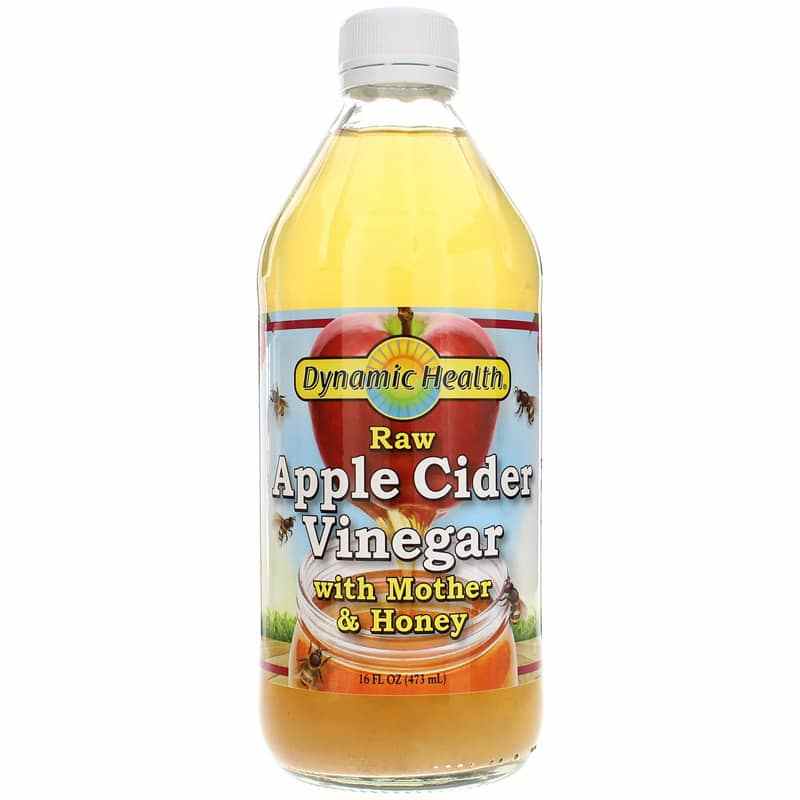 Raw Apple Cider Vinegar with Mother & Honey, Dynamic Health