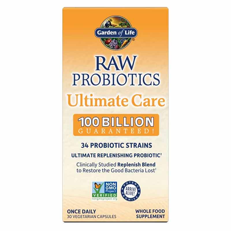 Raw Probiotics Ultimate Care, Garden of Life