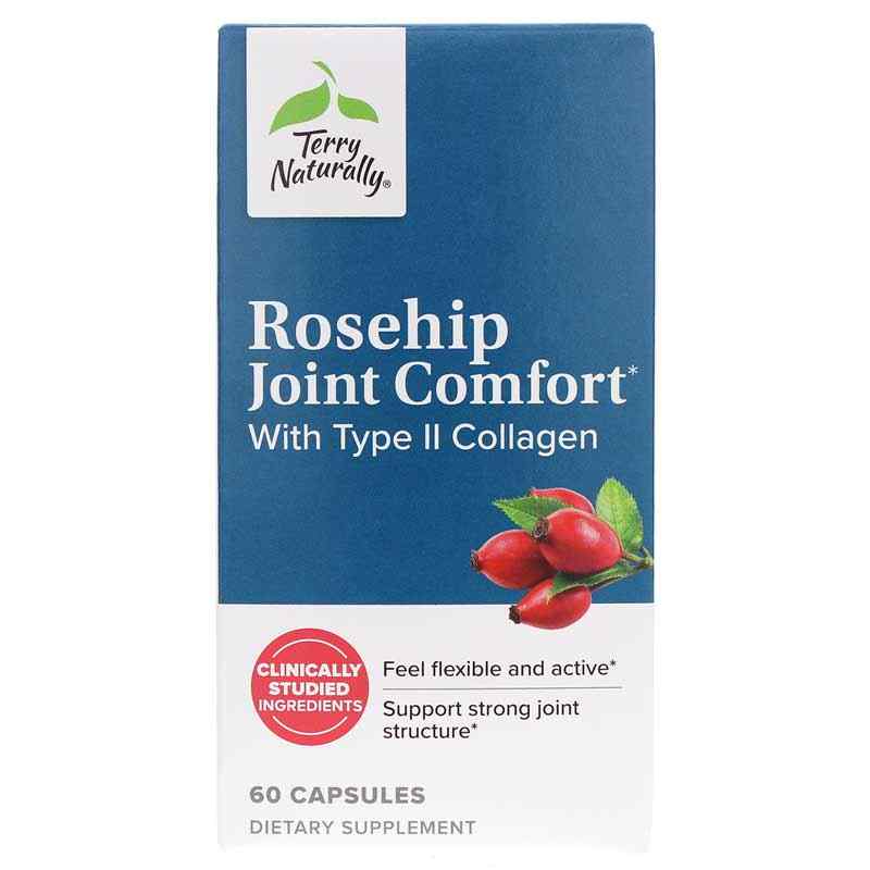 Rosehip Joint Comfort with Type II Collagen, Terry Naturally