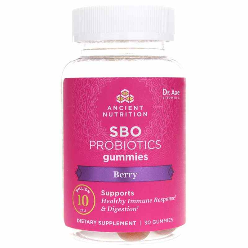 SBO Probiotics Gummies 10 Billion CFU, Ancient Nutrition