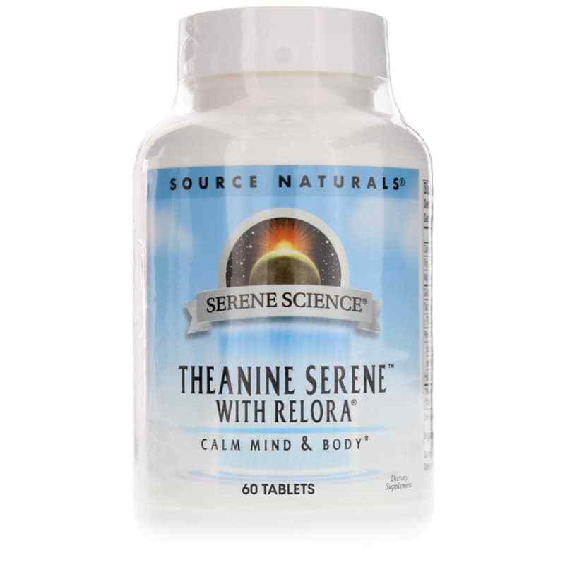 Serene Science Theanine Serene with Relora, Source Naturals