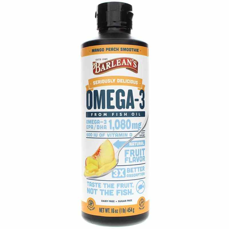 Seriously Delicious Omega-3 from Fish Oil, Barlean's Organic Oils