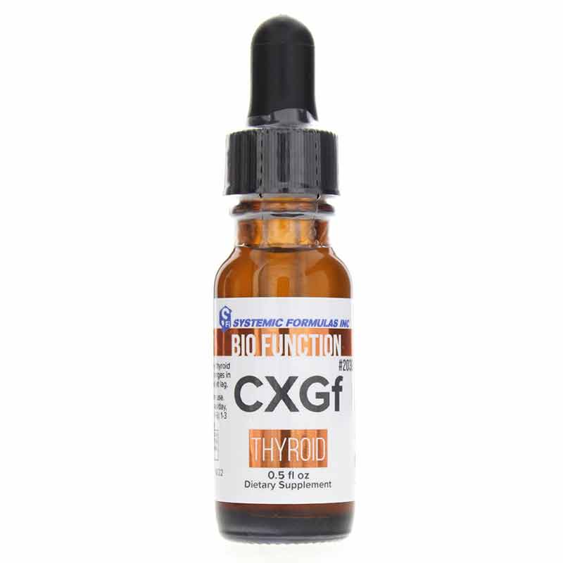 CXGf Thyroid, Systemic Formulas