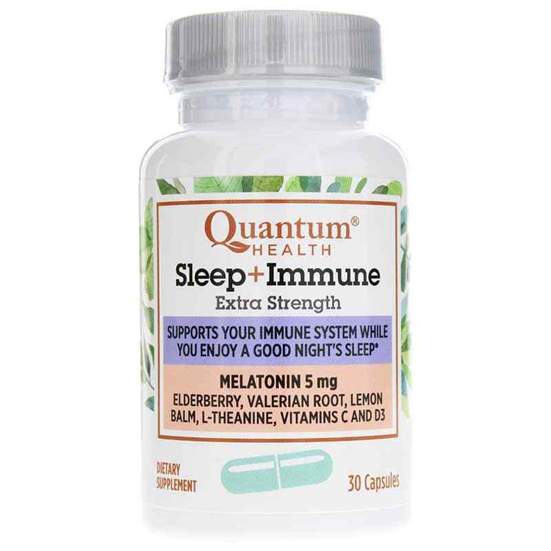 Sleep + Immune Extra Strength with 5 Mg Melatonin, Quantum Health