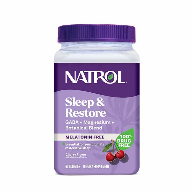 Sleep & Restore Gummies Non-Melatonin, Natrol