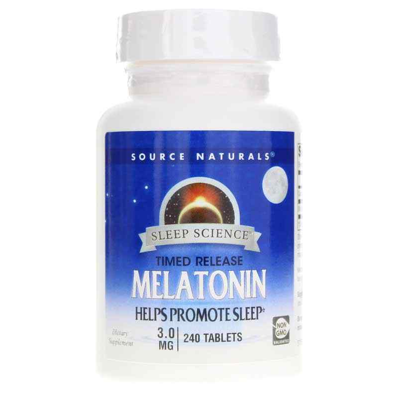 Sleep Science Melatonin 3 Mg Tablets, Source Naturals