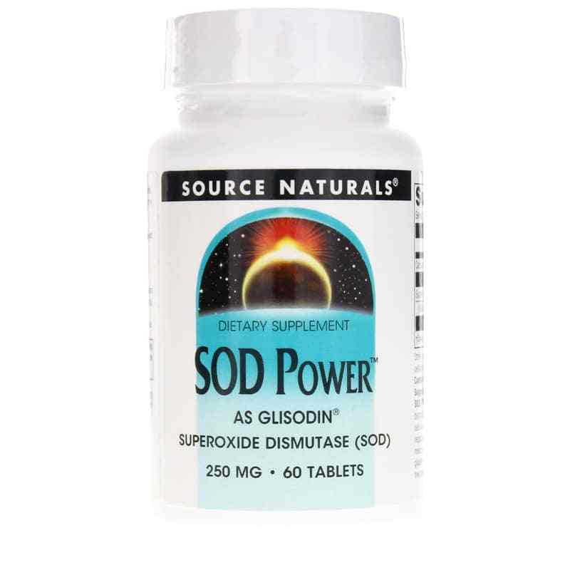 SOD Power 250 Mg Superoxide Dismutase, Source Naturals