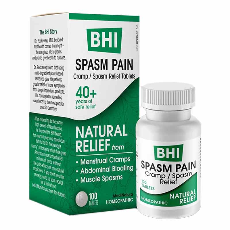 Spasm Pain Cramp/Spasm Relief Tablets, BHI