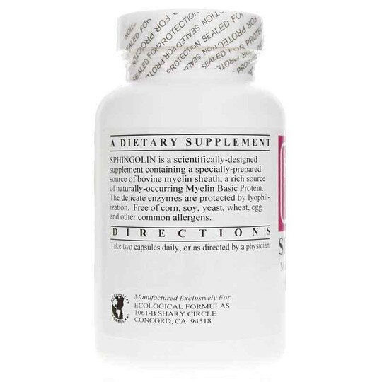 Sphingolin Myelin Basic Protein, Ecological Formulas