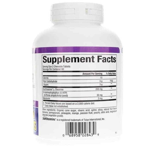 Stress-Relax Tranquil Sleep Chewable, Natural Factors