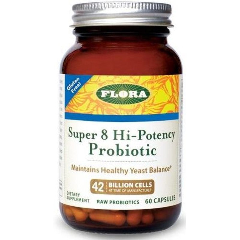 Super 8 Hi-Potency Probiotic 42 Billion Cells, Flora