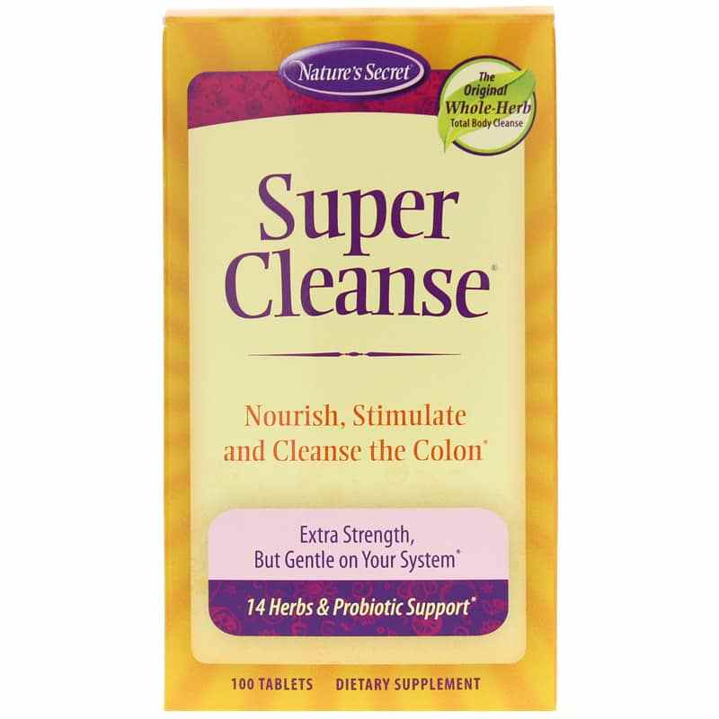 Super Cleanse Tablets, Natures Secret
