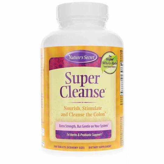 Super Cleanse Tablets, Natures Secret