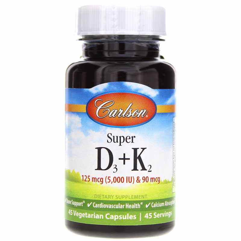 Super D3 + K2, Carlson Labs