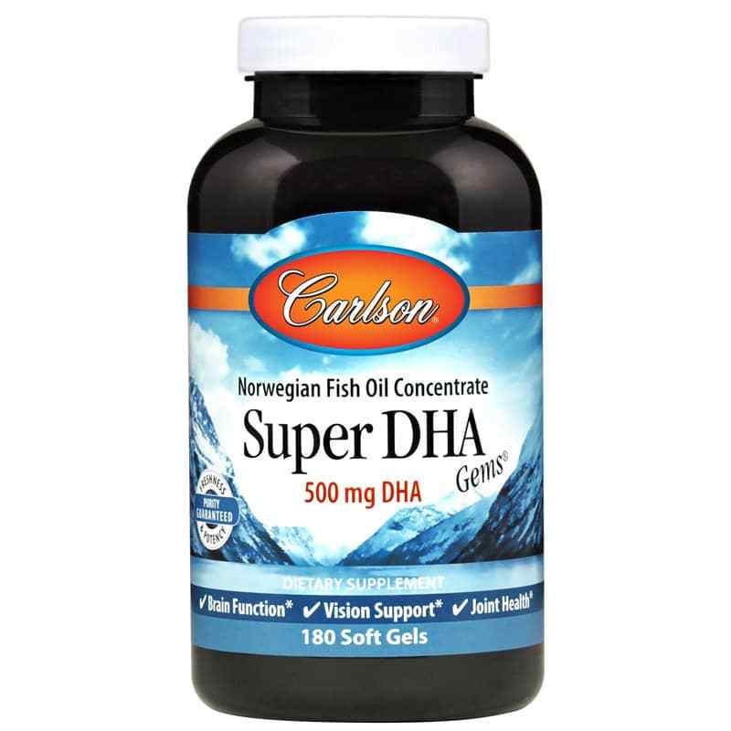Super DHA Gems 500 Mg, Carlson Labs
