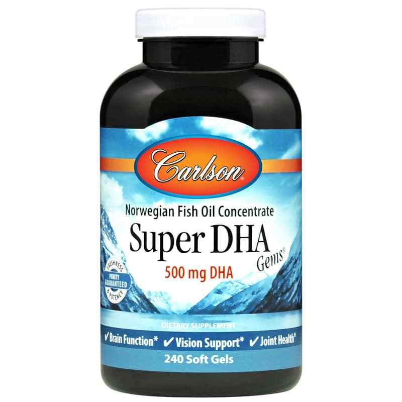 Super DHA Gems 500 Mg, Carlson Labs
