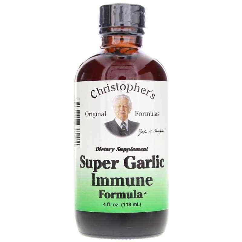 Super Garlic Immune Formula Syrup, Dr. Christophers